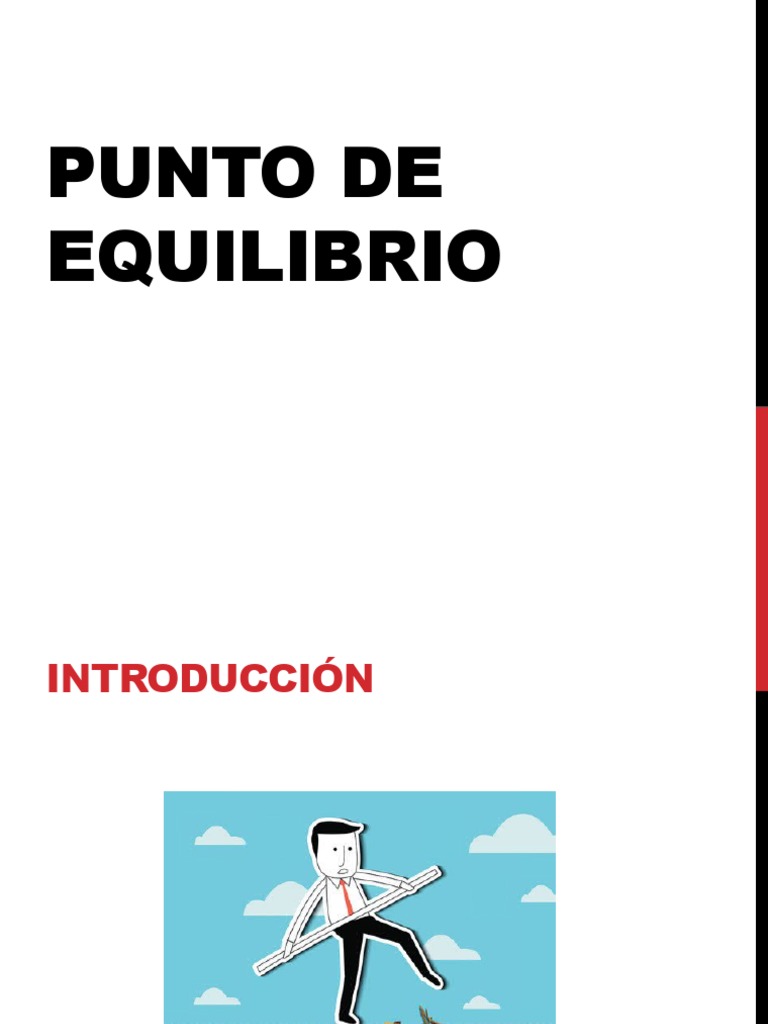 Punto de Equilibrio | PDF