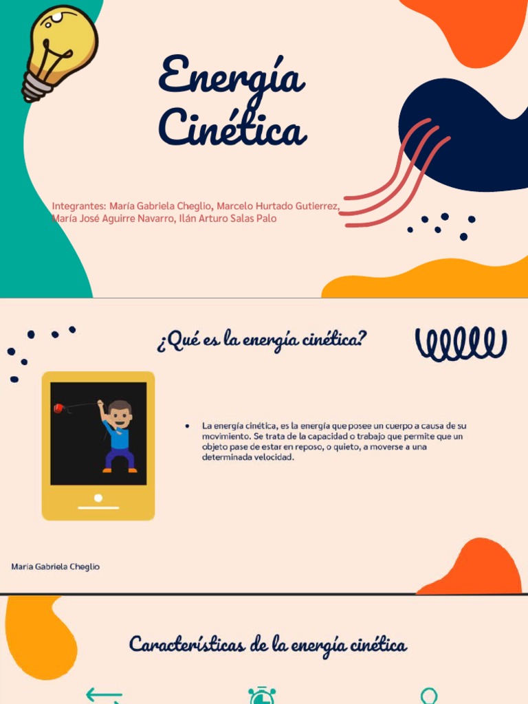 Diapositivas Energía Cinética | PDF