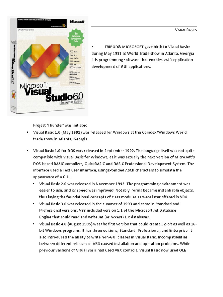 Visual Basics Pdf Computer Programming Computing