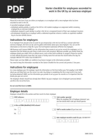 HMRC Starter Checklist | PDF | Public Finance | Government Finances