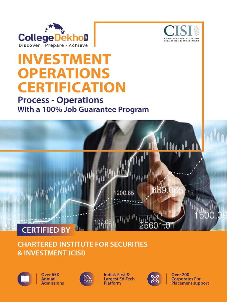 Investment Operations Certificate Programme - Brochure | PDF