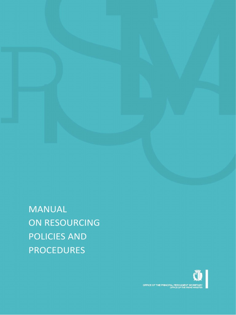 Manual On Resourcing Policies and Procedures | Download Free PDF ...