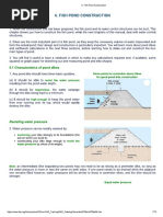 Fish Pond Design and Construction Guide | PDF | Levee | Dam