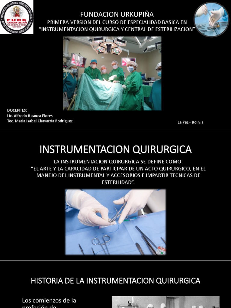 Historia de La Instrumentacion Quirurgica | PDF | Cirugía | Enfermería
