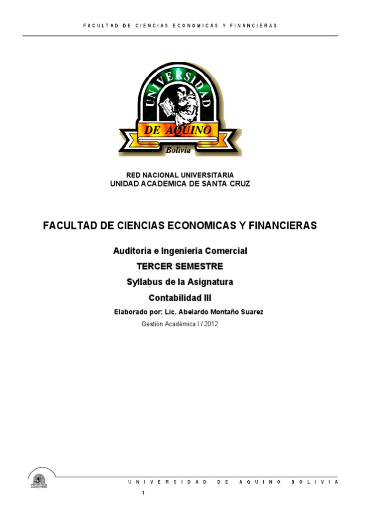 Contabilidad Iii Pdf