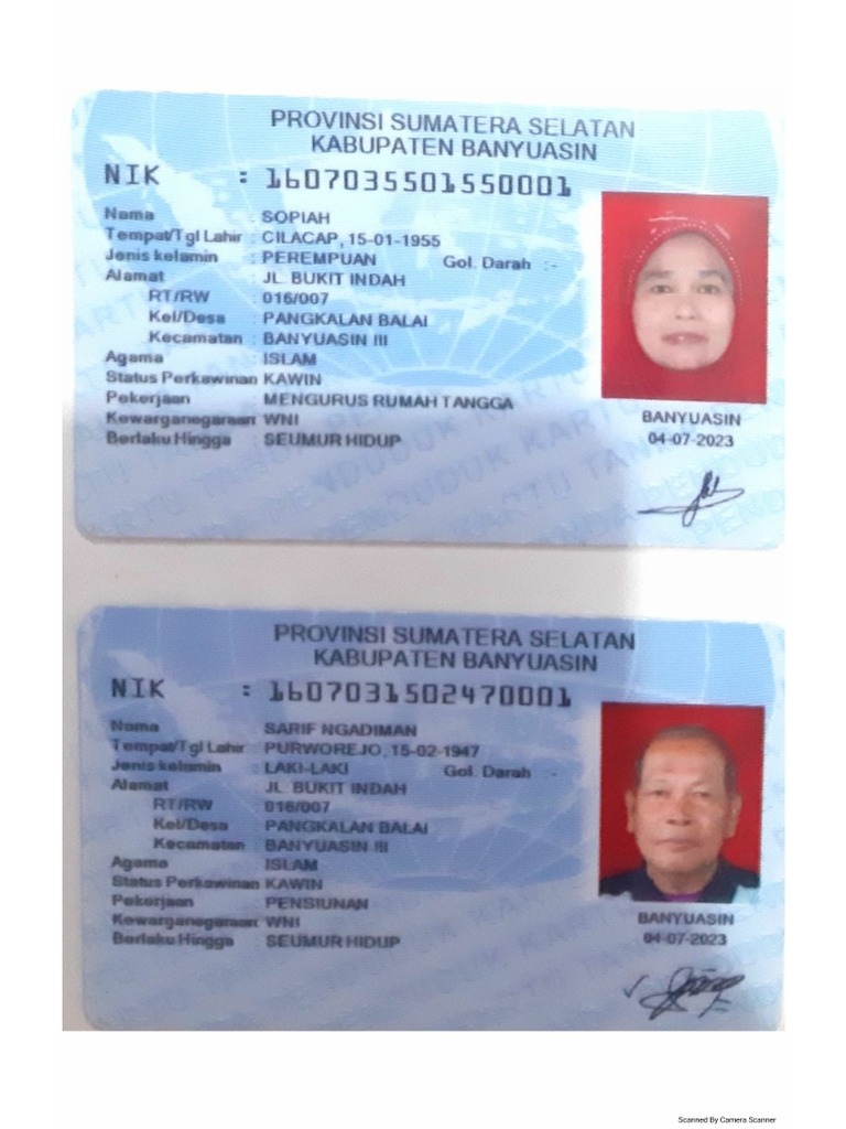 KTP Bapak DGN Ibu | PDF