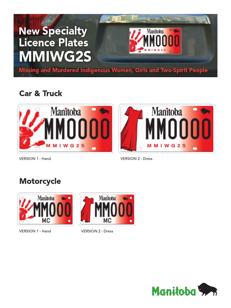 MMIWG2S Licence Plates | PDF