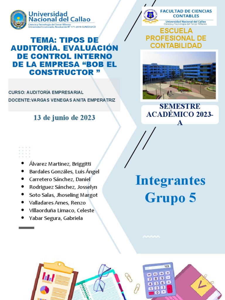 Tipos de Auditoría y Control Interno | PDF