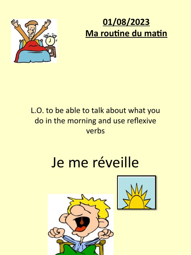 2a. Daily Routine - Morning + Time | PDF