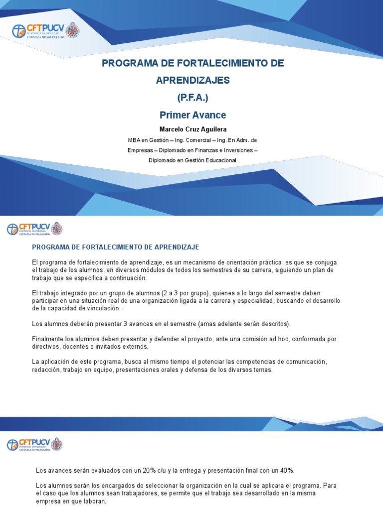 01 PFA - Configuración, Introducción y Primer Avance. | PDF | Teoría ...