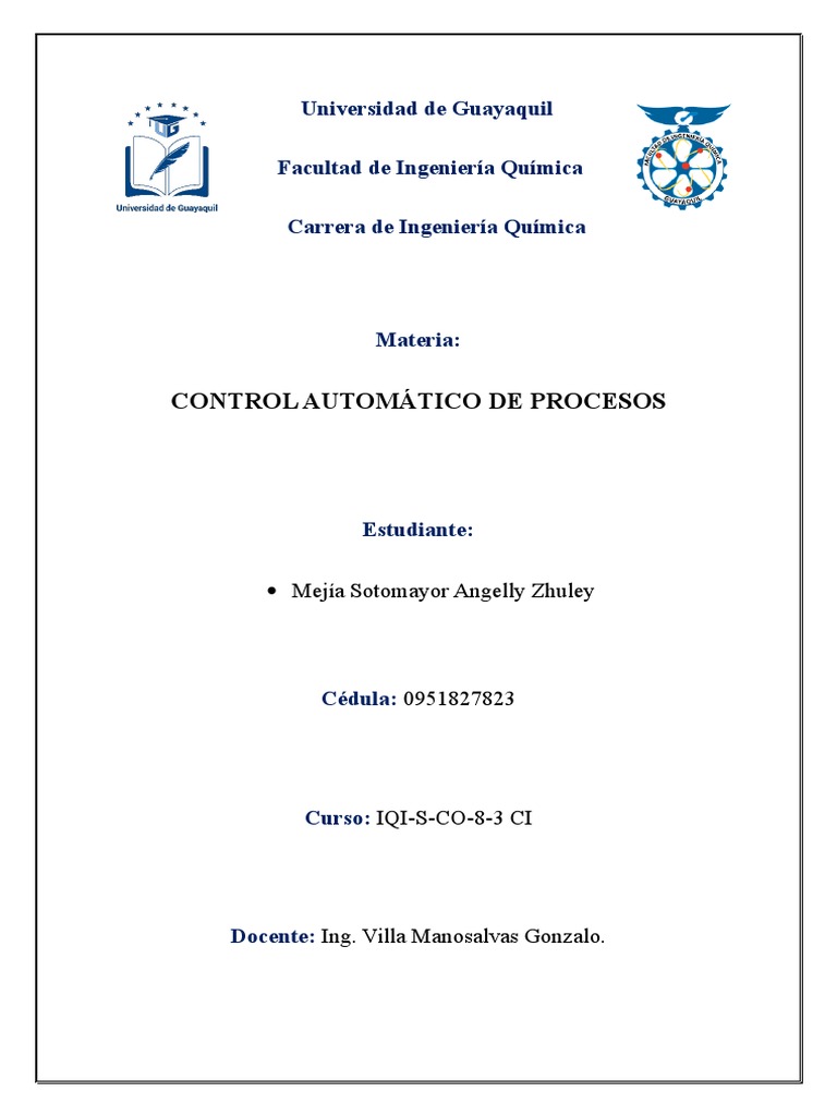 Carátula Control | PDF