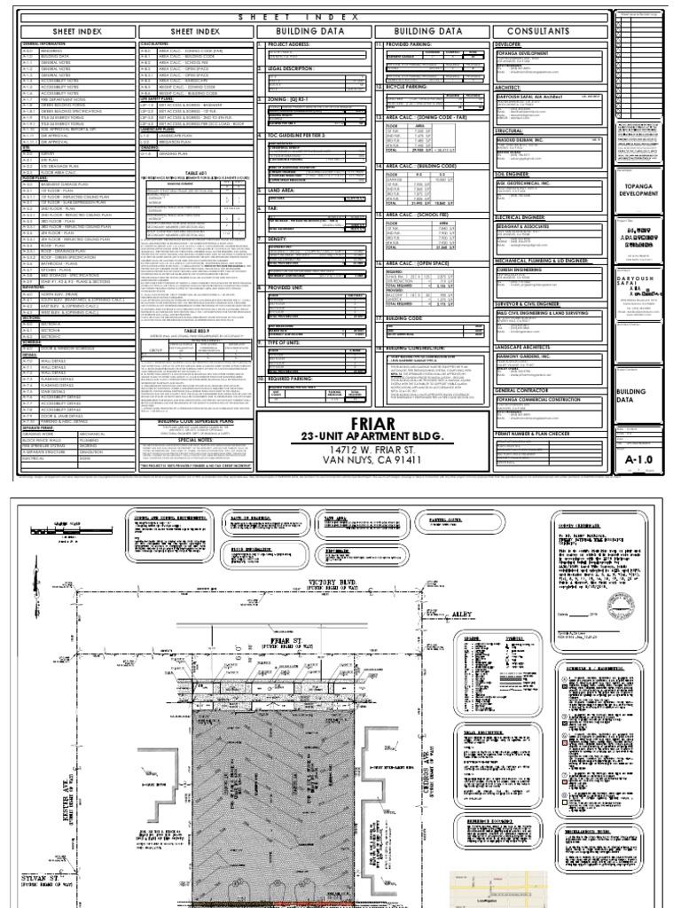 Friar Project Combine Architectural Plans | PDF