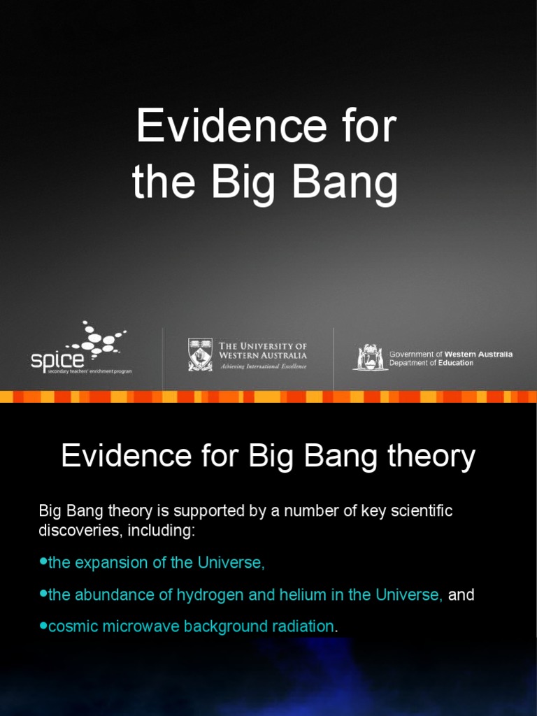 Presentation Evidence For The Big Bang - P | PDF | Redshift | Cosmic ...