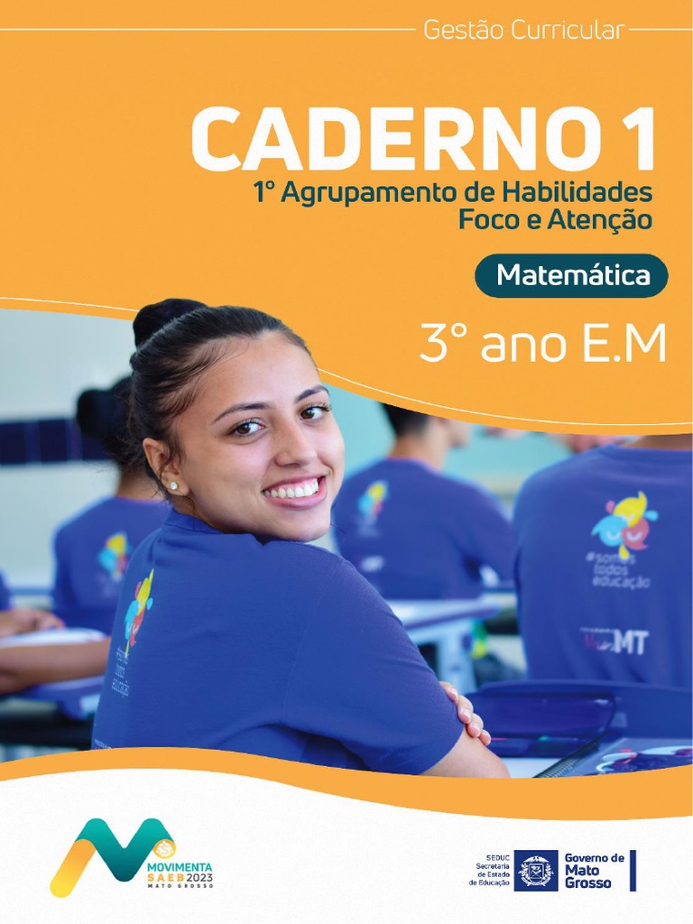 Caderno de Itens de Habilidades Foco de Atenção 3° Ano EM-MAT | PDF