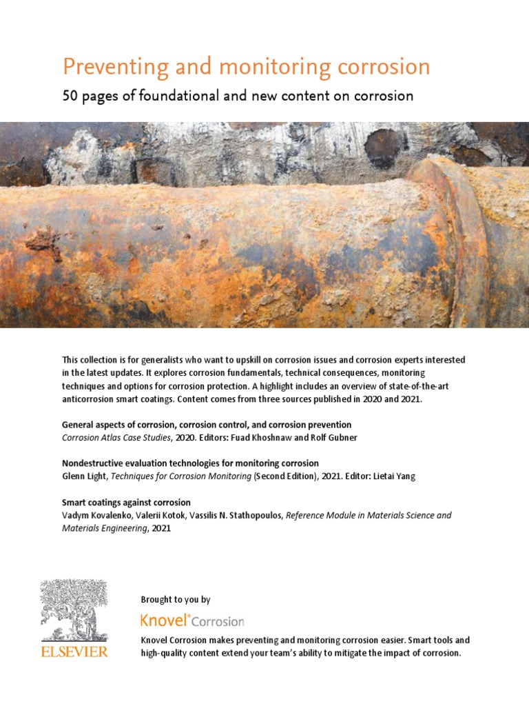 Preventing and Monitoring Corrosion Chapter Collection | PDF