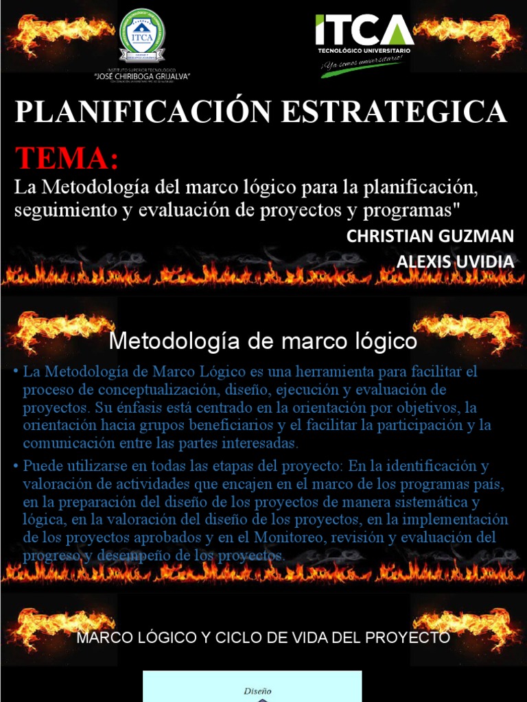 Análisis de La Metodología Del Marco Lógico para La Planificación ...