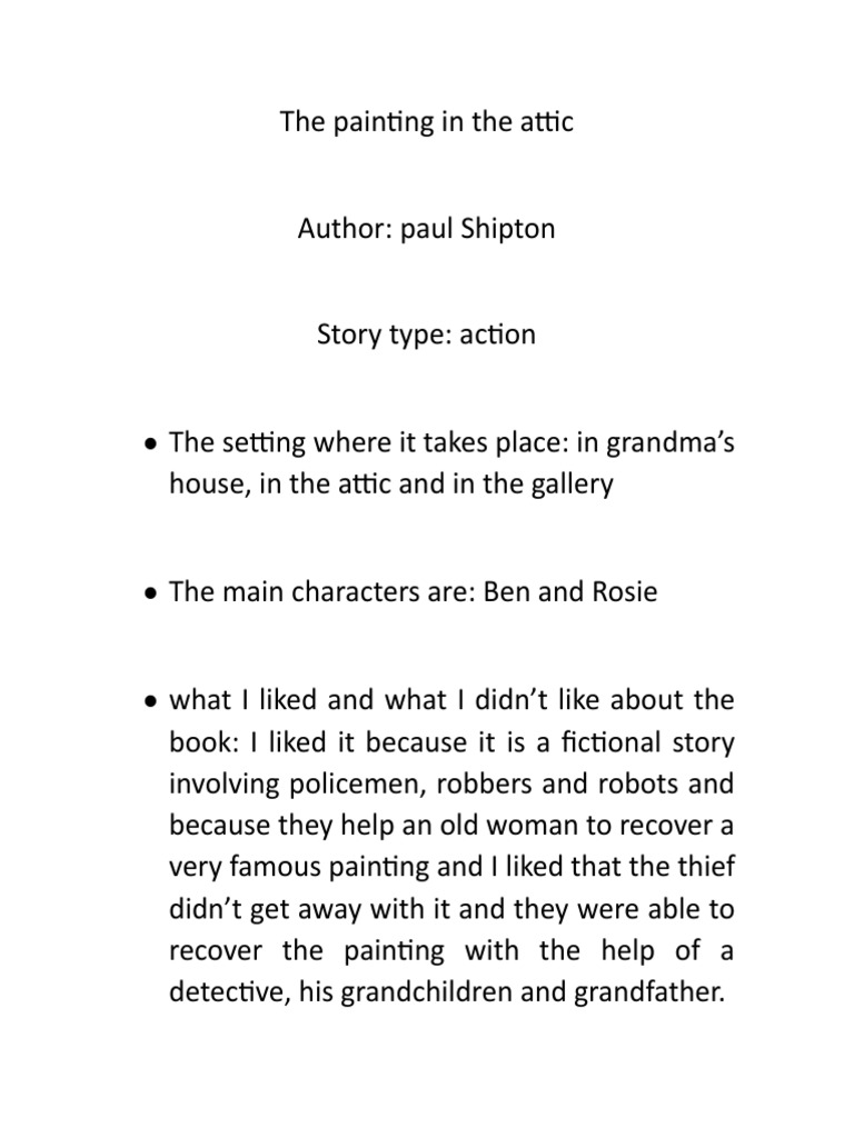 The Painting in The Attic | PDF