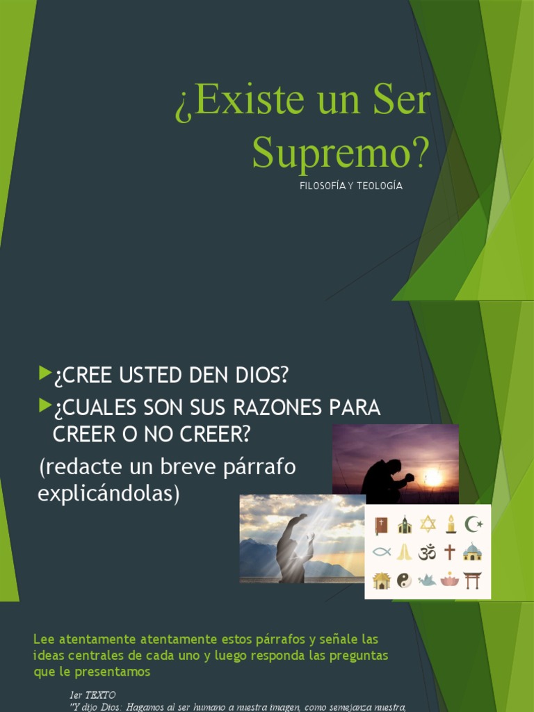 Existe Un Ser Supremo | PDF | Bertrand Russell | Fe