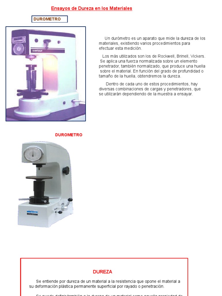 DURESAS | PDF | Dureza | Materiales