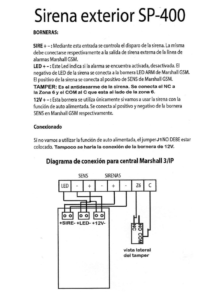 Manual SP-400 | PDF