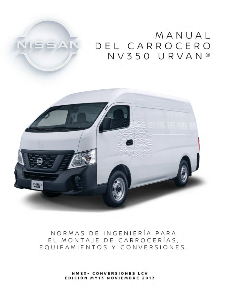 Nissan Nv350 Manual | PDF | Airbag | Autobús