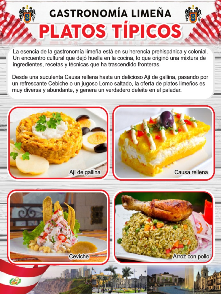 Platos Típicos de la Gastronomía Limeña | PDF