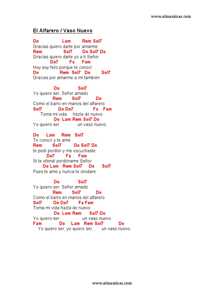 Letra El Alfarero – Letra de la canción El alfarero – RDZM