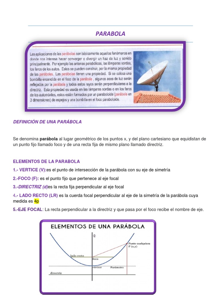 PARABOLA | PDF