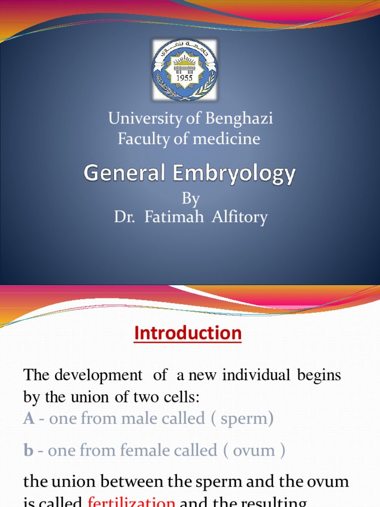 General Embryology | PDF