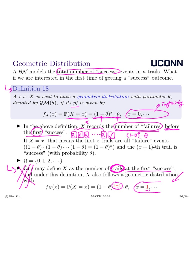 Geometric and Negative Binomial Distributions | PDF