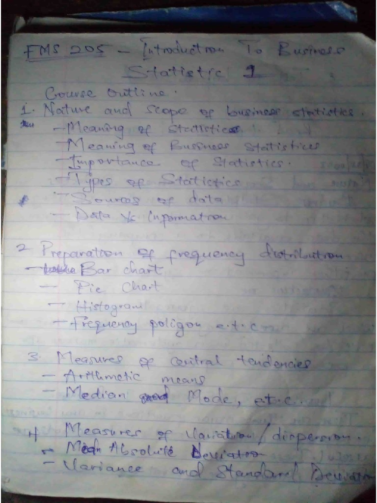 FMS 205 Full Note! | PDF