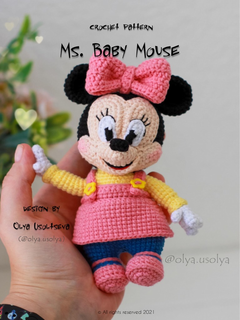 (ENG) Ms. Baby Mouse Crochet Pattern Olya - Usolya | PDF