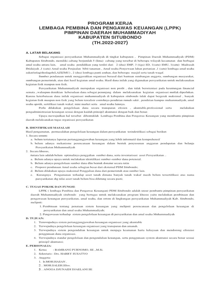 LPPK Muhammadiyah | PDF