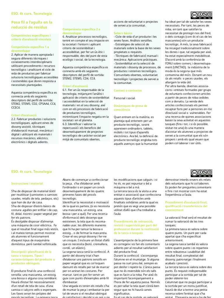 Sa Eso 4 Tecnologia Fil A Agulla | PDF