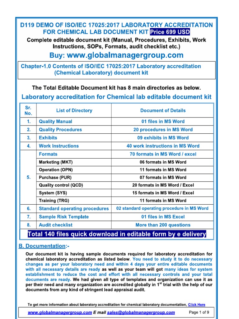 NABL Requirements | PDF