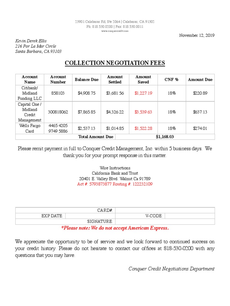 CNF Invoice - Wells Fargo | PDF