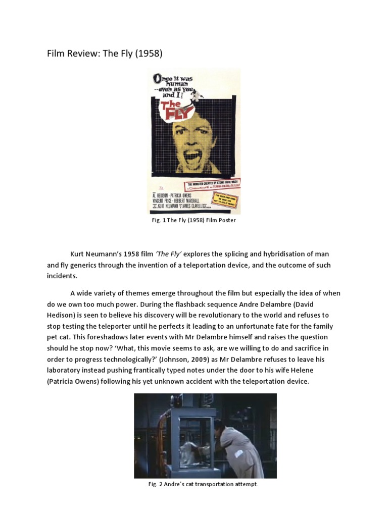 Film Review 'The Fly' 1958 | PDF | Science | Philosophical Science