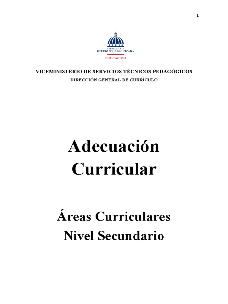 Adecuación Curricular Remitir Lista para Trabajar | PDF