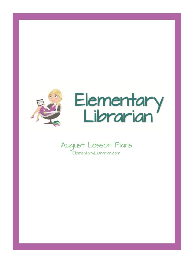 August Lesson Plans | PDF | Lesson Plan | Libraries