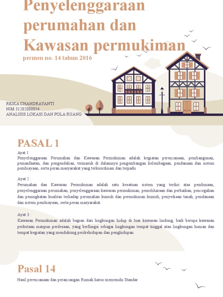 Analisis Budidaya Permukiman | PDF