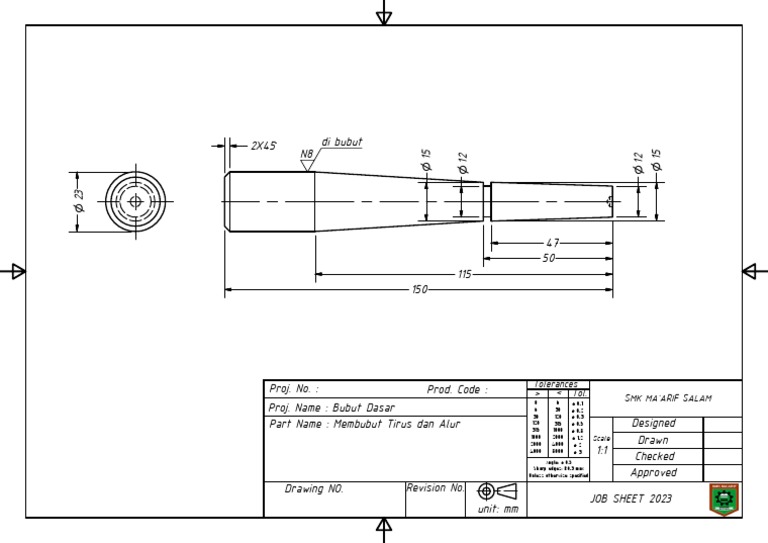 Job Bubut Tirus | PDF