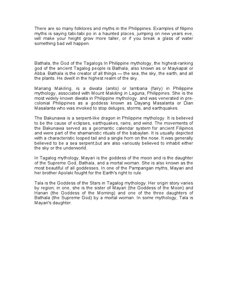 Malakas and Maganda | PDF