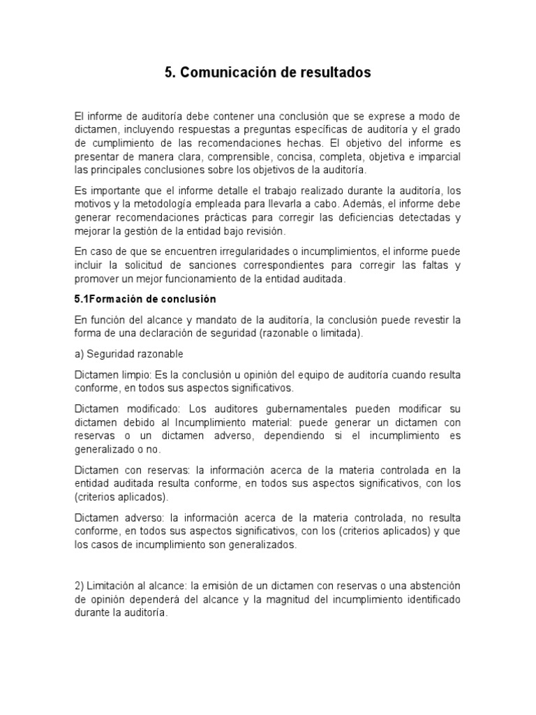 Comunicación de Resultados y ISSAI - GT 1530-1600 Brandy Gonzales | PDF