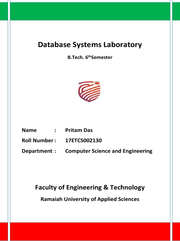Lab 1 Database | PDF