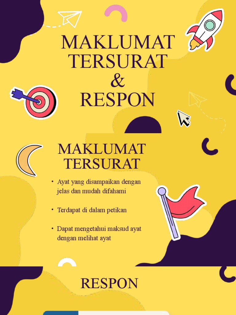 Maklumat Tersurat Dan Respon P5 | PDF