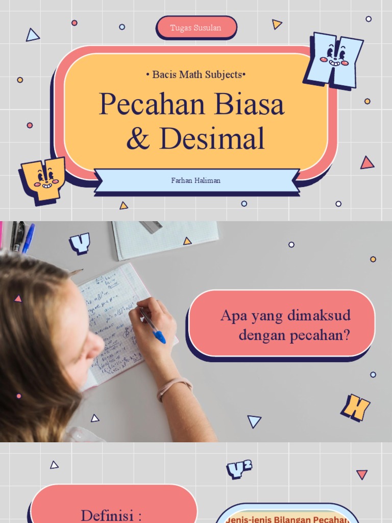 Math Subject Pecahan | PDF