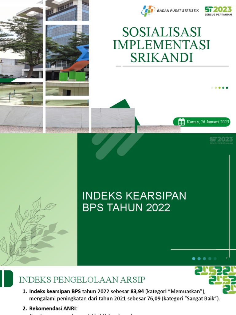 Implementasi SRIKANDI Di BPS Rev | PDF | Seni