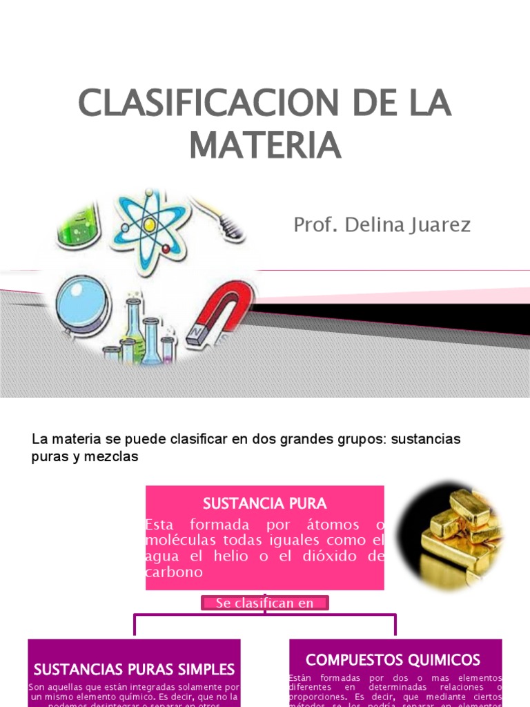 Clasificacion de La Materia | PDF