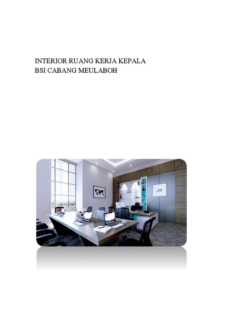 Penawaran Interior Ruang Gadai Emas Bsi Blang Pidie (Cv. Dira Alfata) | PDF