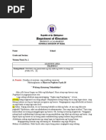 Filipino 5 Q2 Cot 1 DLP | PDF